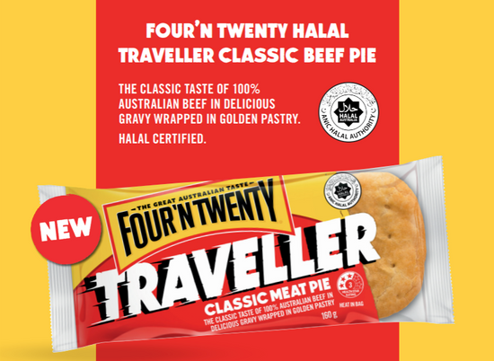 Four'N Twenty Halal Traveller Trade Presenter – Foodservice | Patties ...