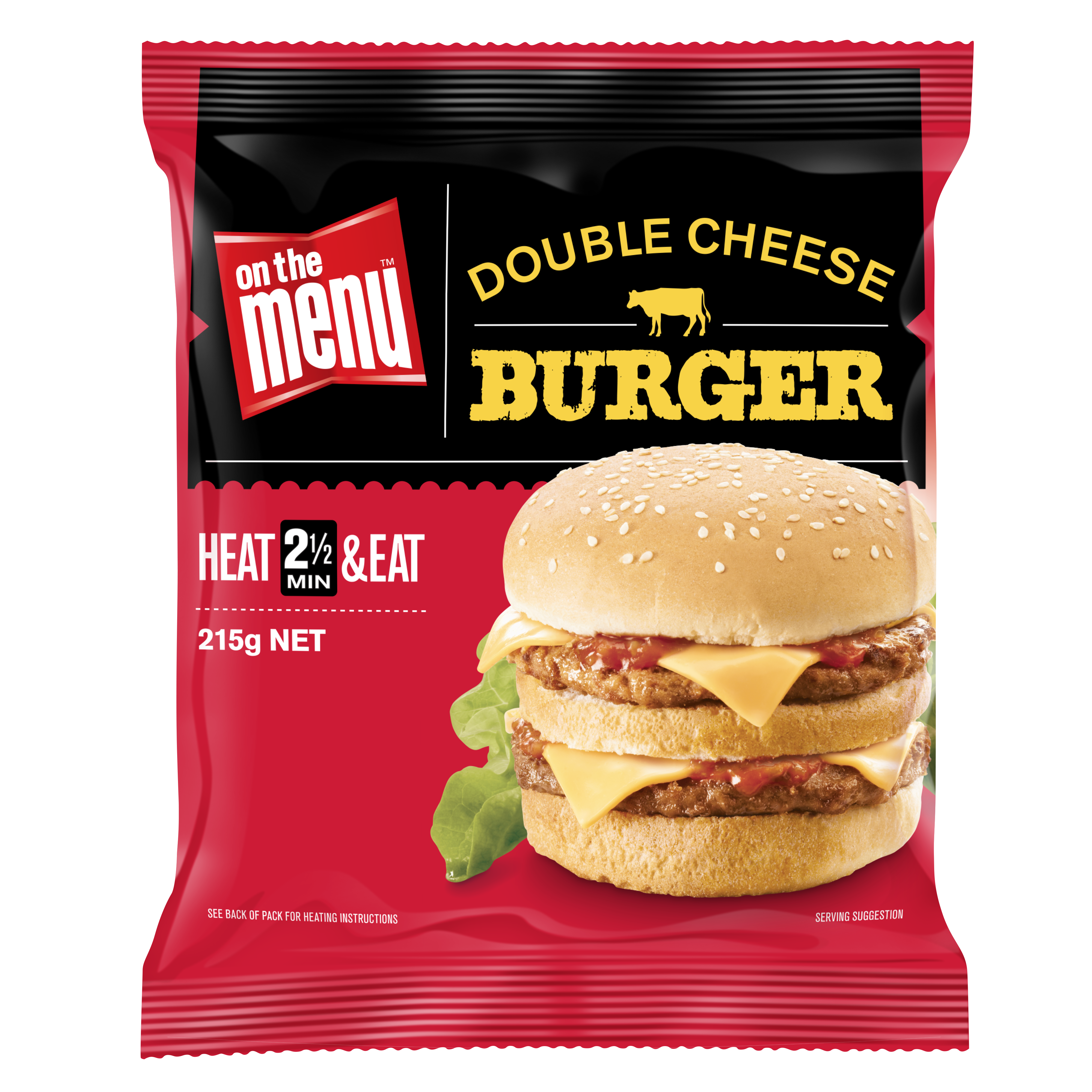 On The Menu Double Cheese Burger – Foodservice | Patties Food Group