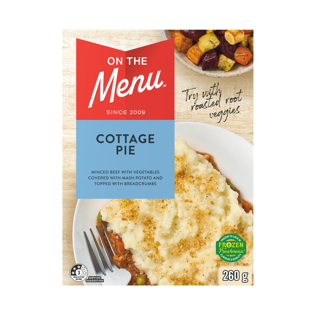 On The Menu Cottage Pie 260g – Foodservice | Patties Food Group