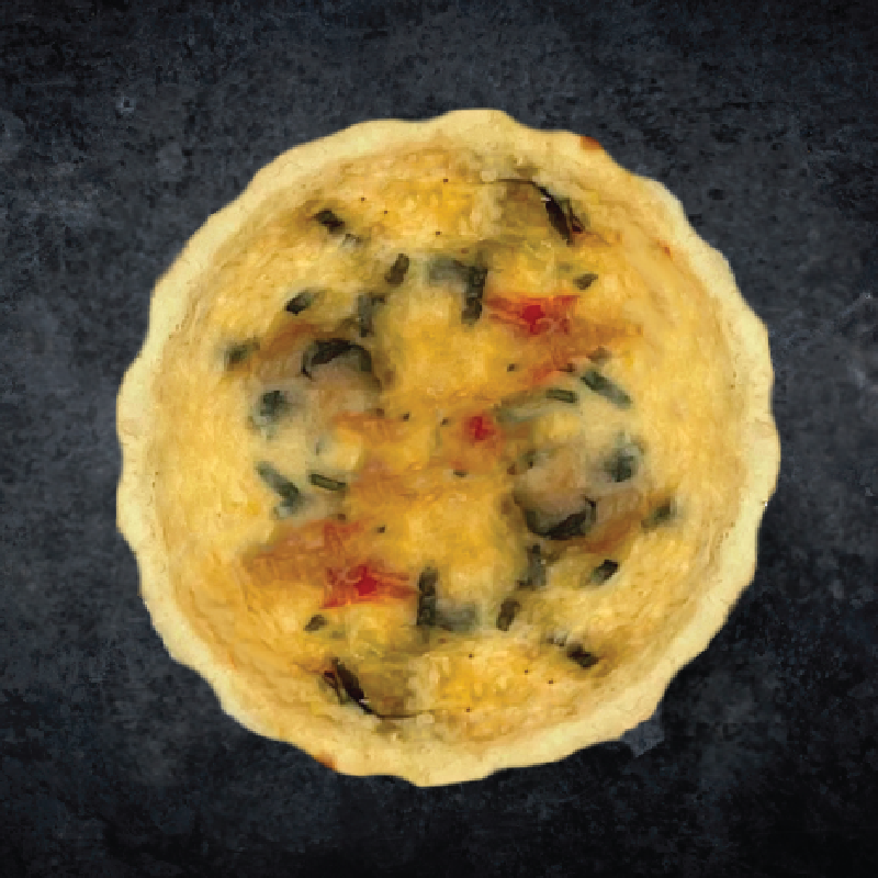 Boscastle Roasted Capsicum, Spanish Onion & Cheddar Quiche 200g ...