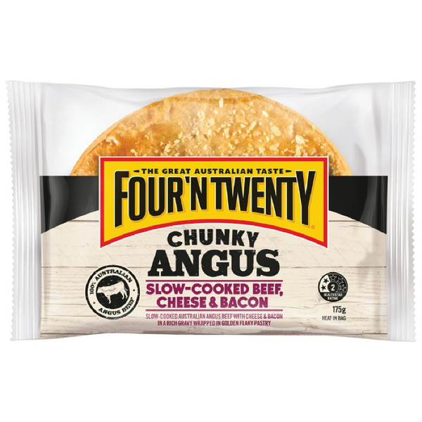 Four‘N Twenty Chunky Angus Beef, Cheese & Bacon Pie – Foodservice ...